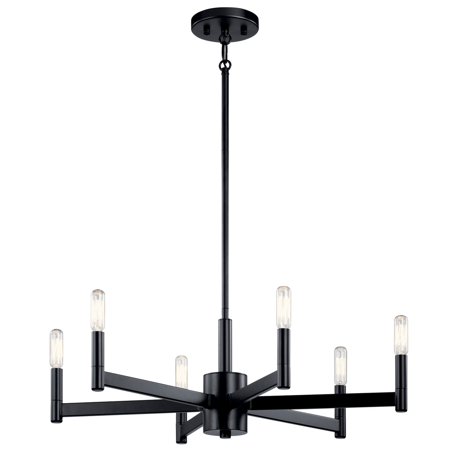 Kichler - 43857NBR - Eight Light Chandelier - Erzo - Natural Brass ...