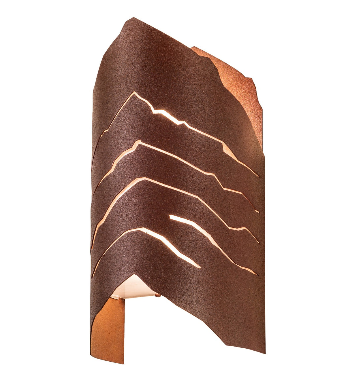 Meyda Tiffany - 257961 - Two Light Wall Sconce - Wavey - Rust ...