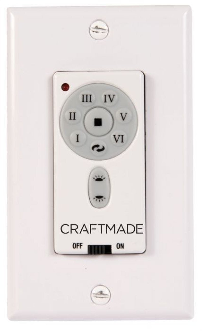 Craftmade - IDC-WALL - Intelligent DC Wall Control - IDC Remote Control ...
