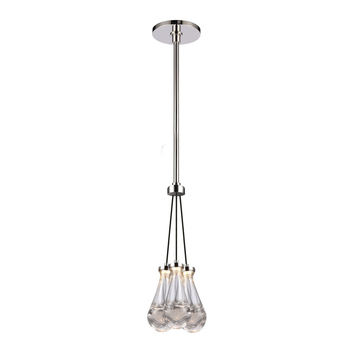 Zeev Lighting - PC10911-LED-3-PN - LED Pendant - Vaso - Polished Nickel ...