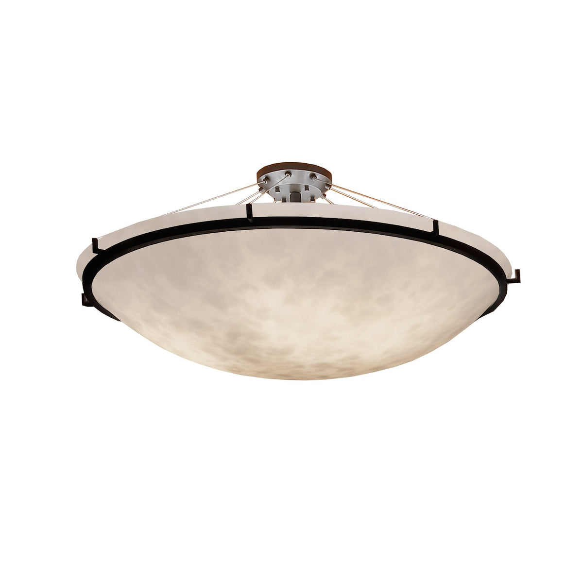 Justice Designs - CLD-9687-35-DBRZ-LED6-6000 - LED Semi-Flush Mount ...