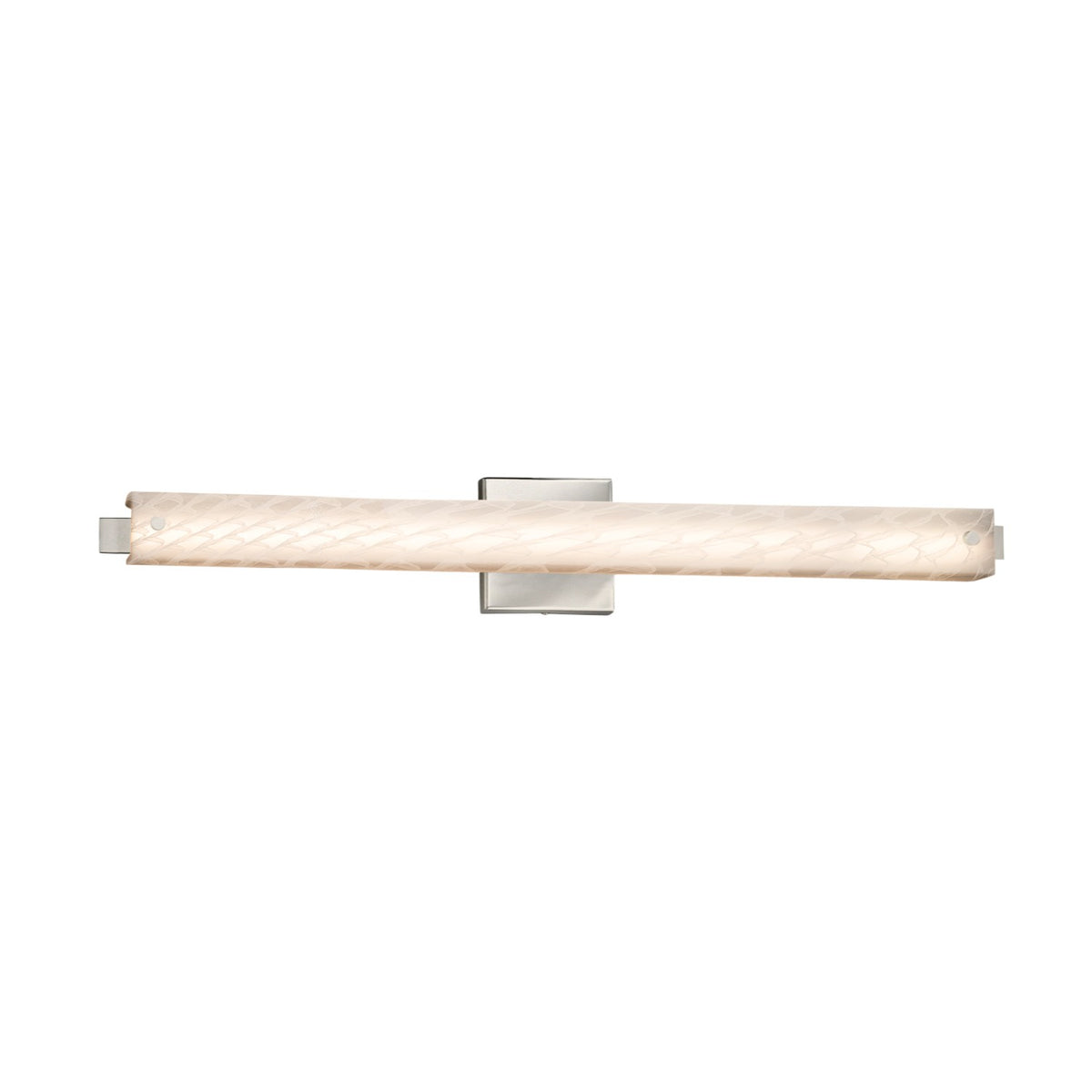 Justice Designs - FSN-8685-WEVE-NCKL - LED Linear Bath Bar - Fusion ...