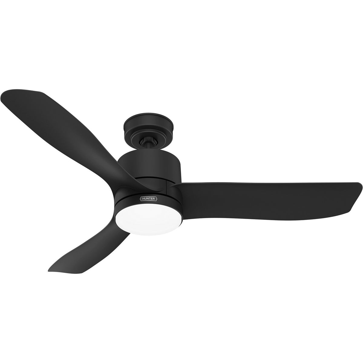Hunter - 52967 - 52 Inches Ceiling Fan - Bolsa - Matte Black — Lighting ...