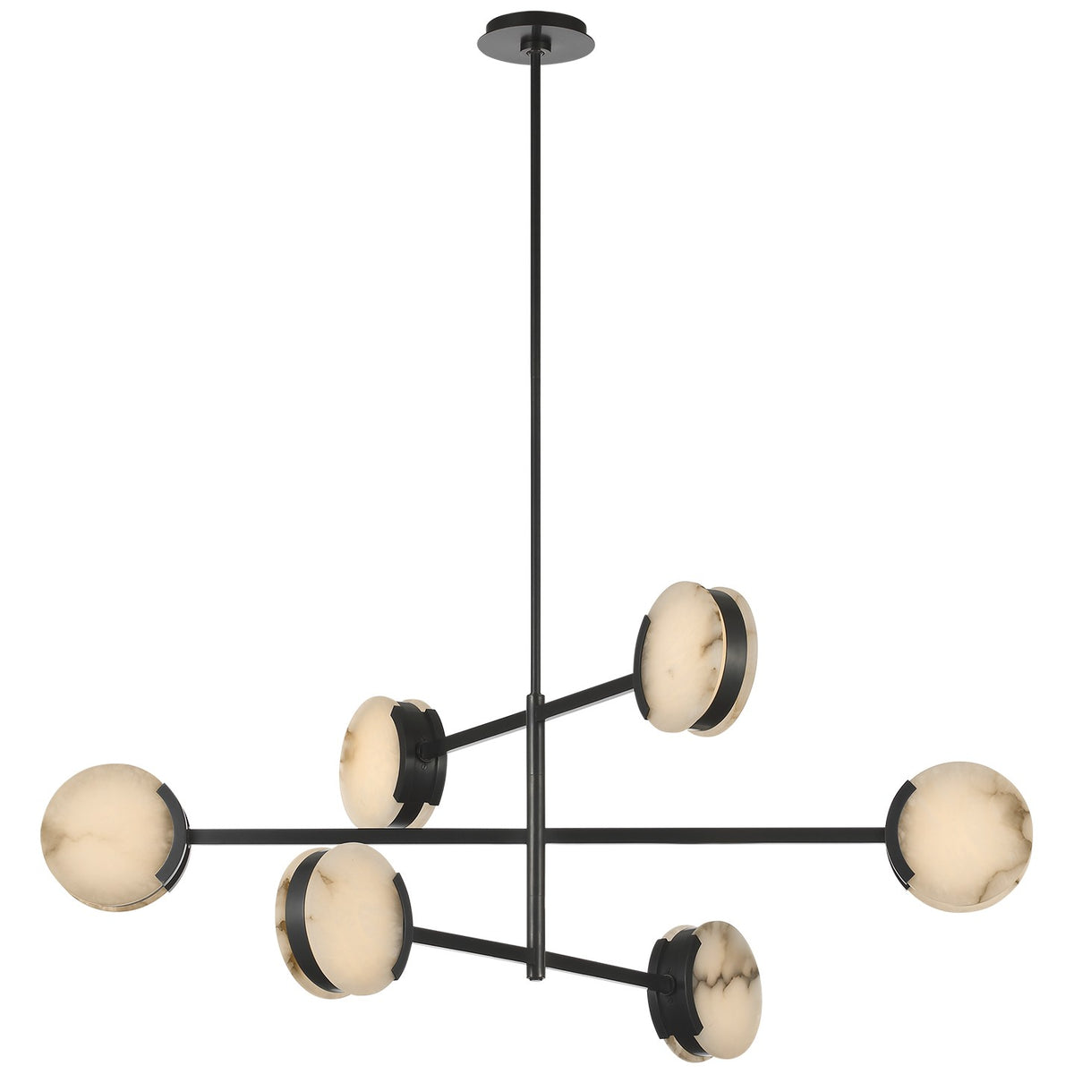 Visual Comfort Signature - KW 5607BZ-ALB - LED Chandelier - Melange ...