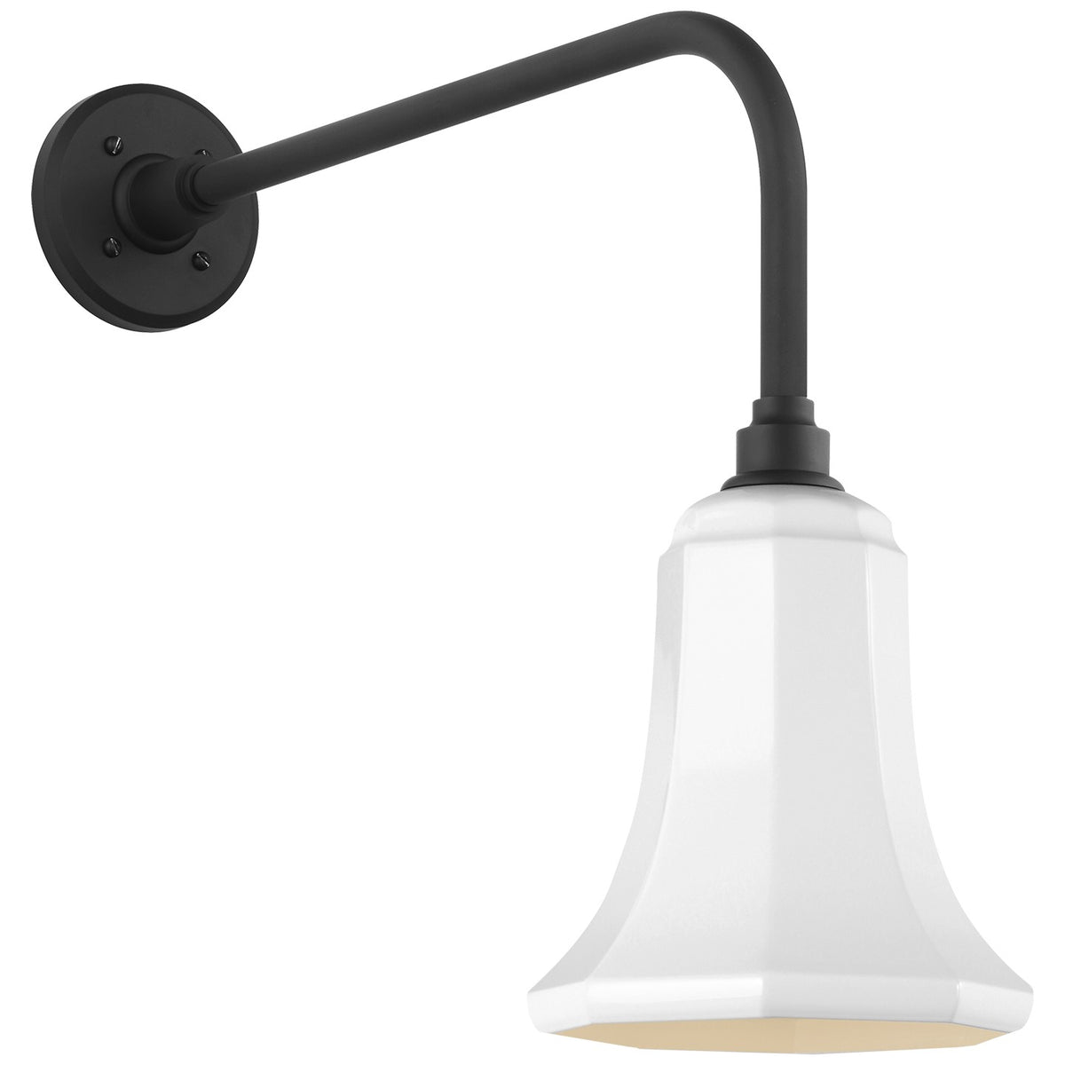 Visual Comfort Signature - TOB 2809MBK/S8-WHT - LED Barn Light ...