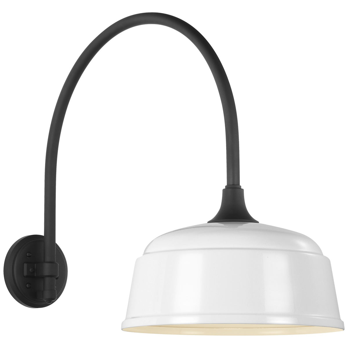 Visual Comfort Signature - TOB 2815MBK/S6-WHT - LED Barn Light ...
