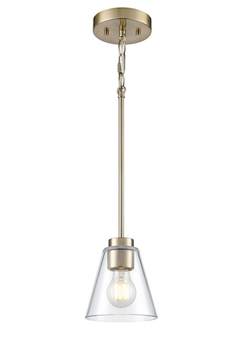 Millennium - 64101-MG - One Light Mini Pendant - Strayhan - Modern Gold ...