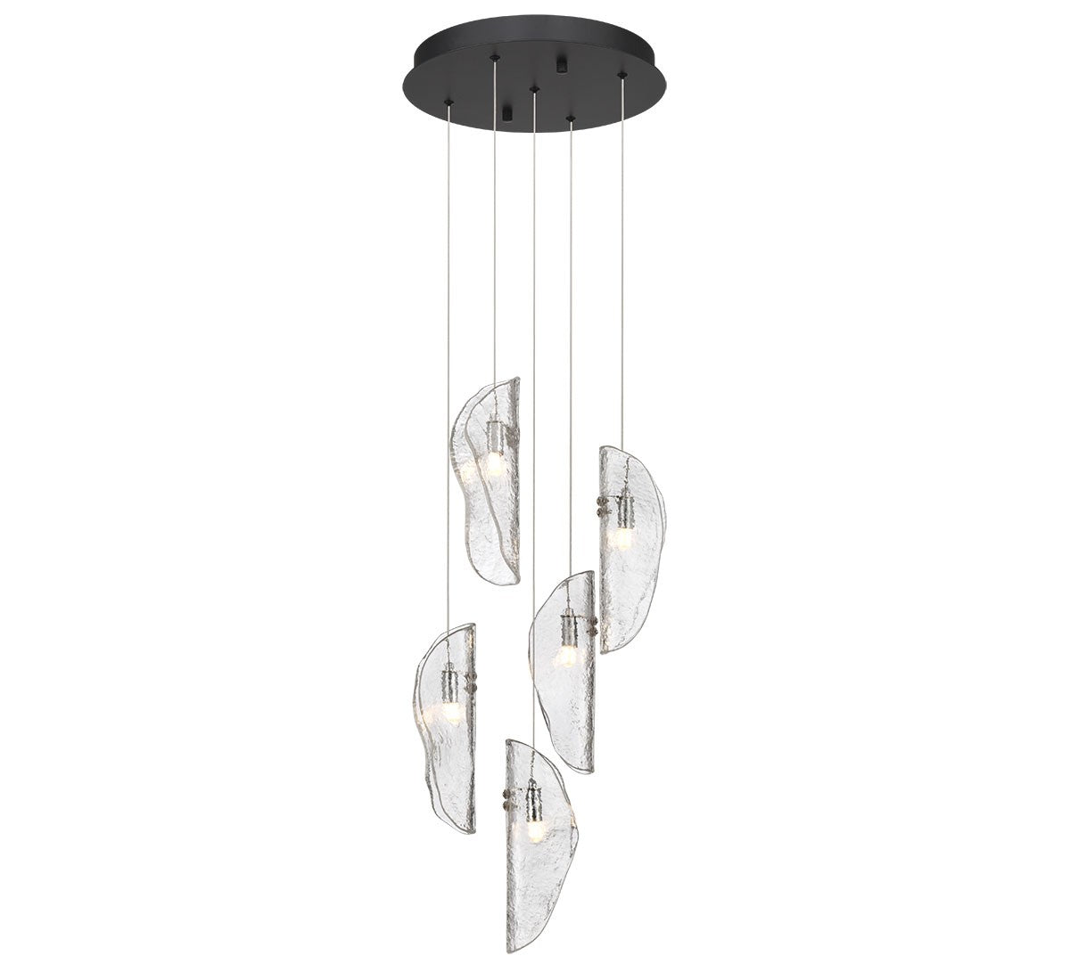 Lib & Co. - 12407-017-02 - LED Chandelier - Sorrento - Black — Lighting ...