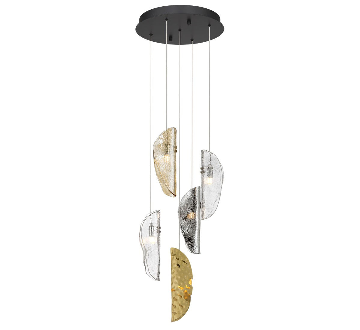 Lib & Co. - 12407-024-02 - LED Chandelier - Sorrento - Black — Lighting ...