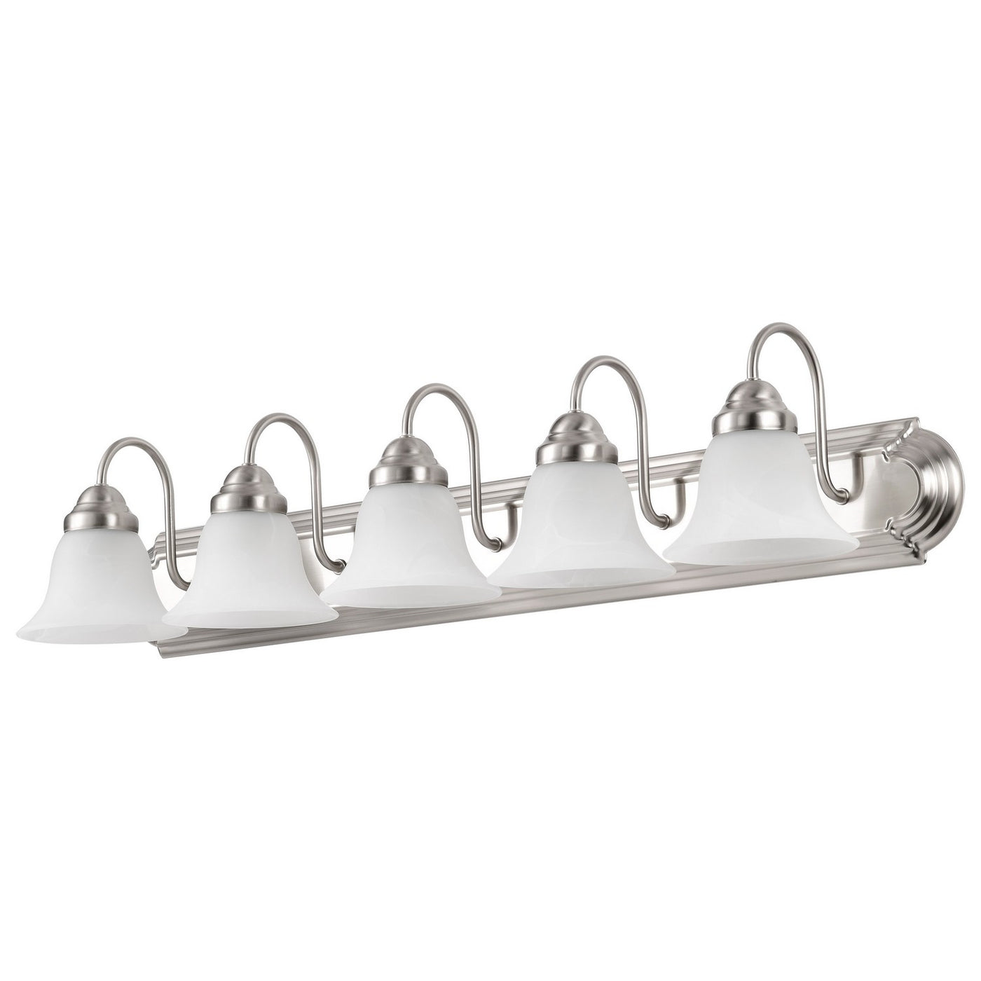 Nuvo Lighting - 60-323 - Five Light Vanity - Ballerina - Brushed Nickel ...