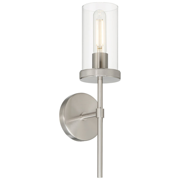 Access - 62308-BS/CLR - One Light Wall Sconce - Lily - Brushed Steel ...