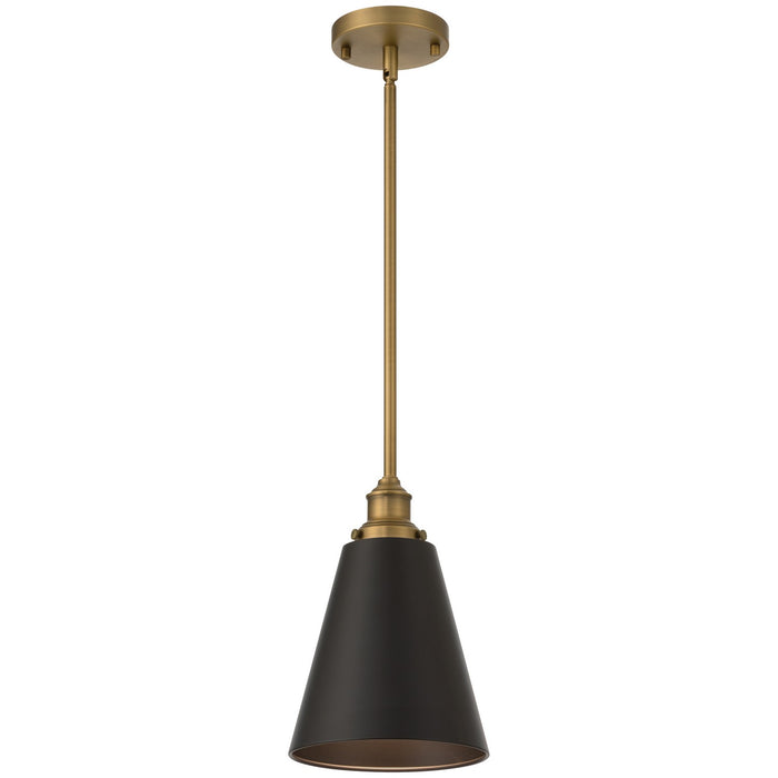 Access - 63098-ABB/BLK - One Light Pendant - Dahlia - Antique Brushed ...