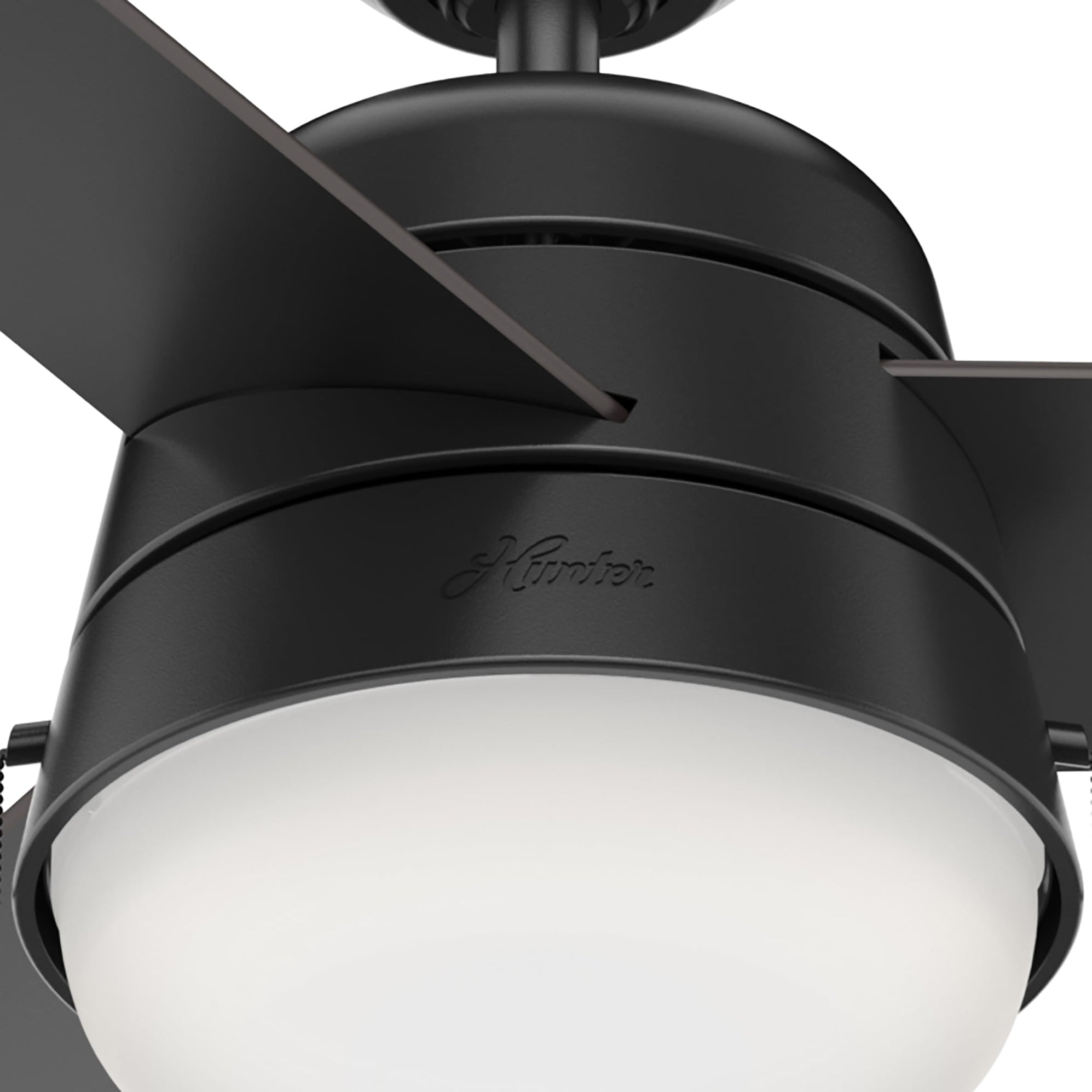 Hunter - 50386 - 52 Inches Ceiling Fan - Aker - Matte Black — Lighting ...