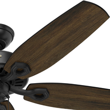 Hunter - 53243 - 52 Inches Ceiling Fan - Builder - Matte Black ...
