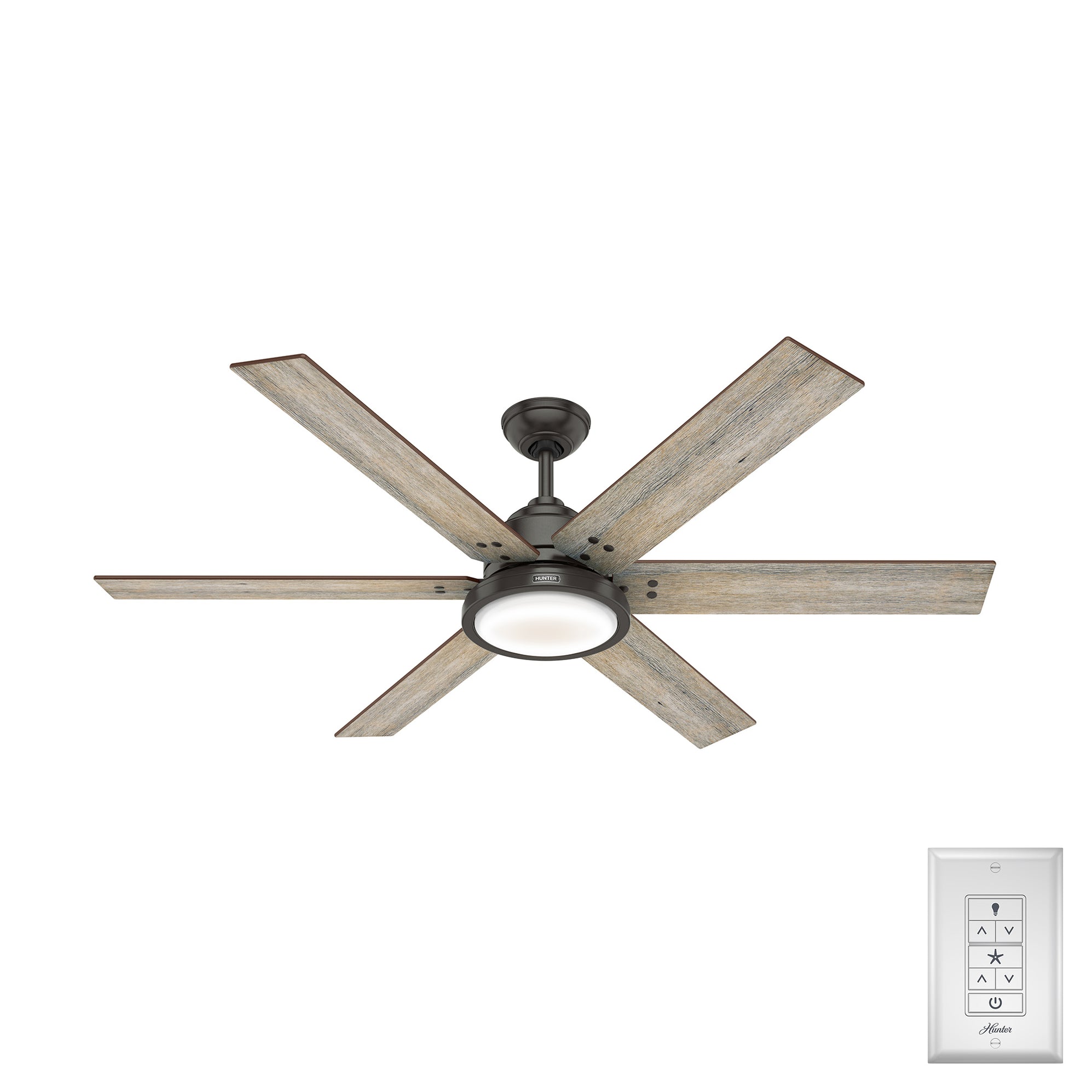 Hunter - 59461 - 60 Inches Ceiling Fan - Warrant - Noble Bronze ...