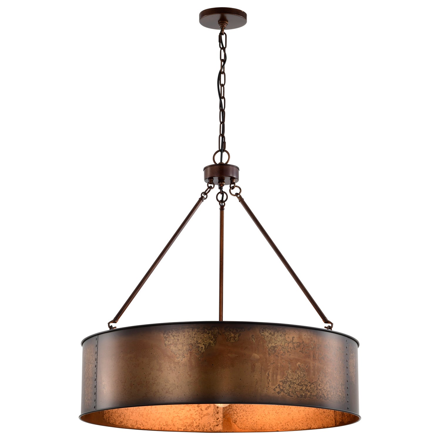 Nuvo Lighting - 60-5895 - Five Light Pendant - Kettle - Weathered Brass ...