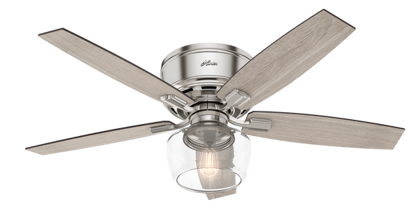 Hunter - 53394 - 52 Inches Ceiling Fan - Bennett - Brushed Nickel ...