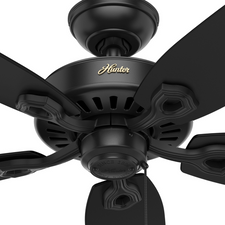 Hunter - 53243 - 52 Inches Ceiling Fan - Builder - Matte Black ...
