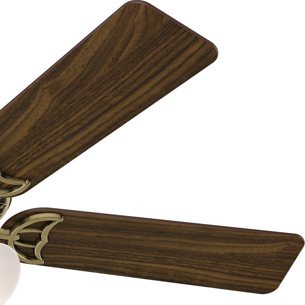 Hunter - 53063 - 52 Inches Ceiling Fan - Studio Series - Antique Brass ...