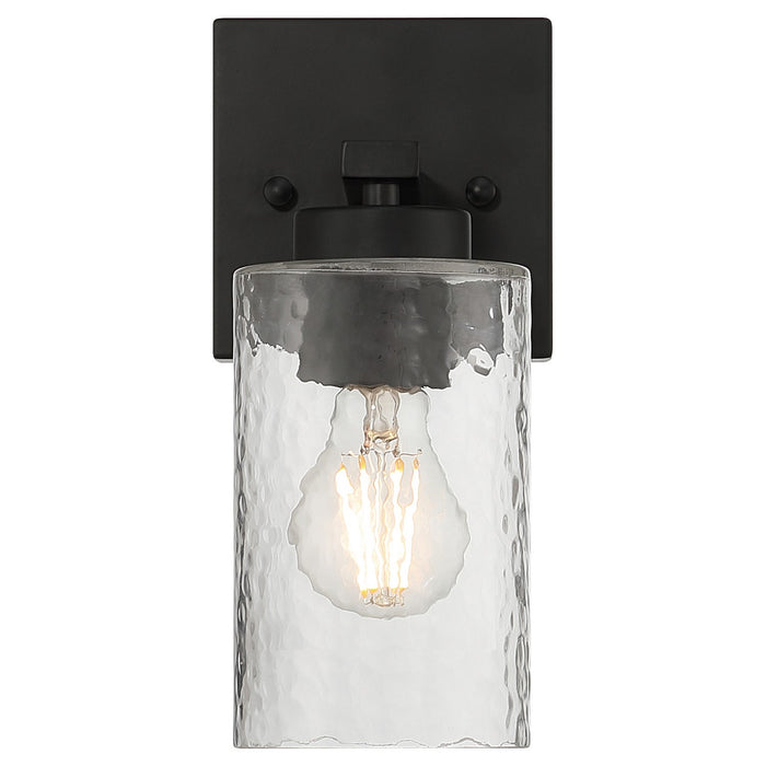 Access - 61051-MBL/CLR - One Light Wall Sconce - Ellie - Matte Black ...