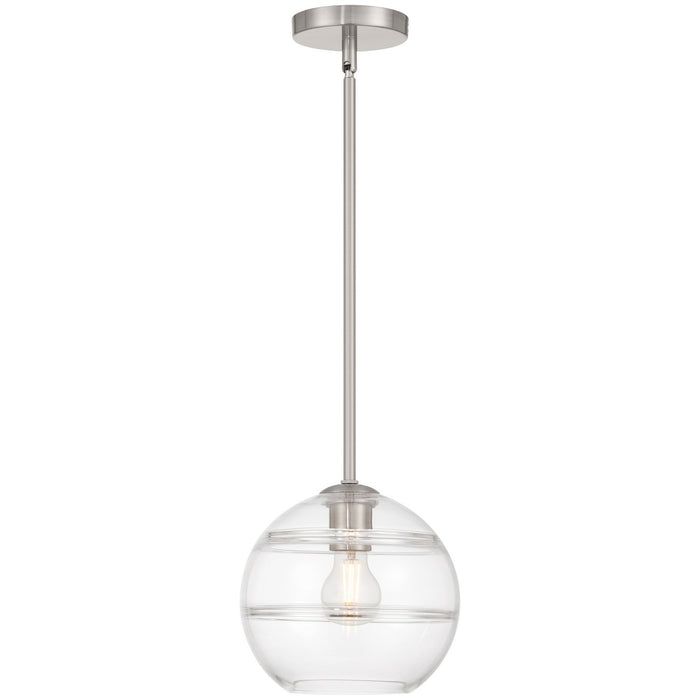 Access - 63092-BS/CRB - One Light Pendant - Swirl - Brushed Steel ...
