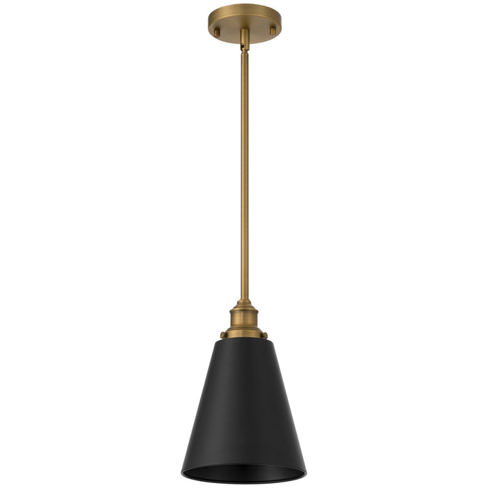 Access - 63098-ABB/BLK - One Light Pendant - Dahlia - Antique Brushed ...