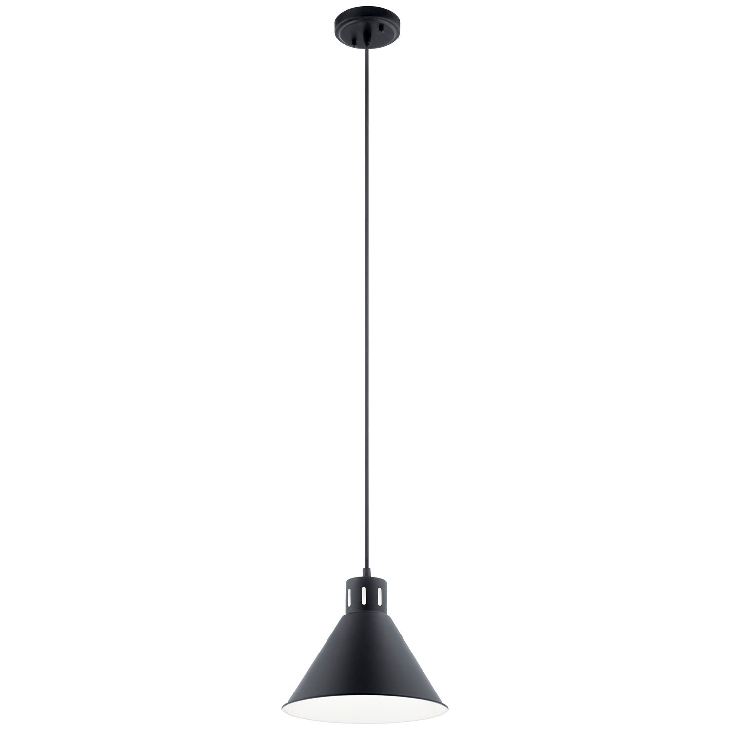 Kichler - 52176BK - One Light Pendant - Zailey - Black — Lighting ...