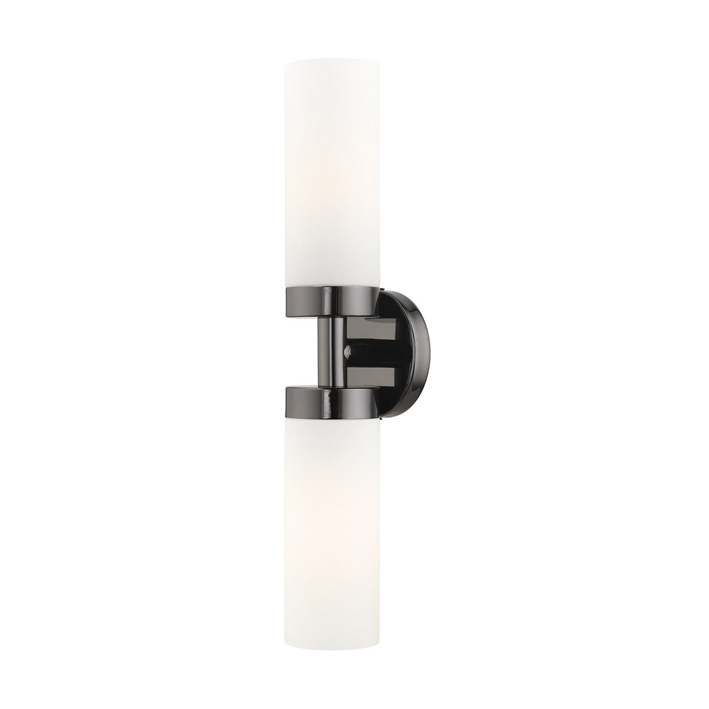 Livex Lighting - 15072-46 - Two Light Vanity - Aero - Black Chrome ...