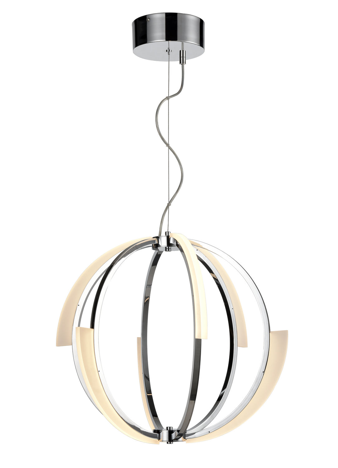 Zeev Lighting - CD10349-LED-CH - LED Chandelier - Moonlight - Chrome ...