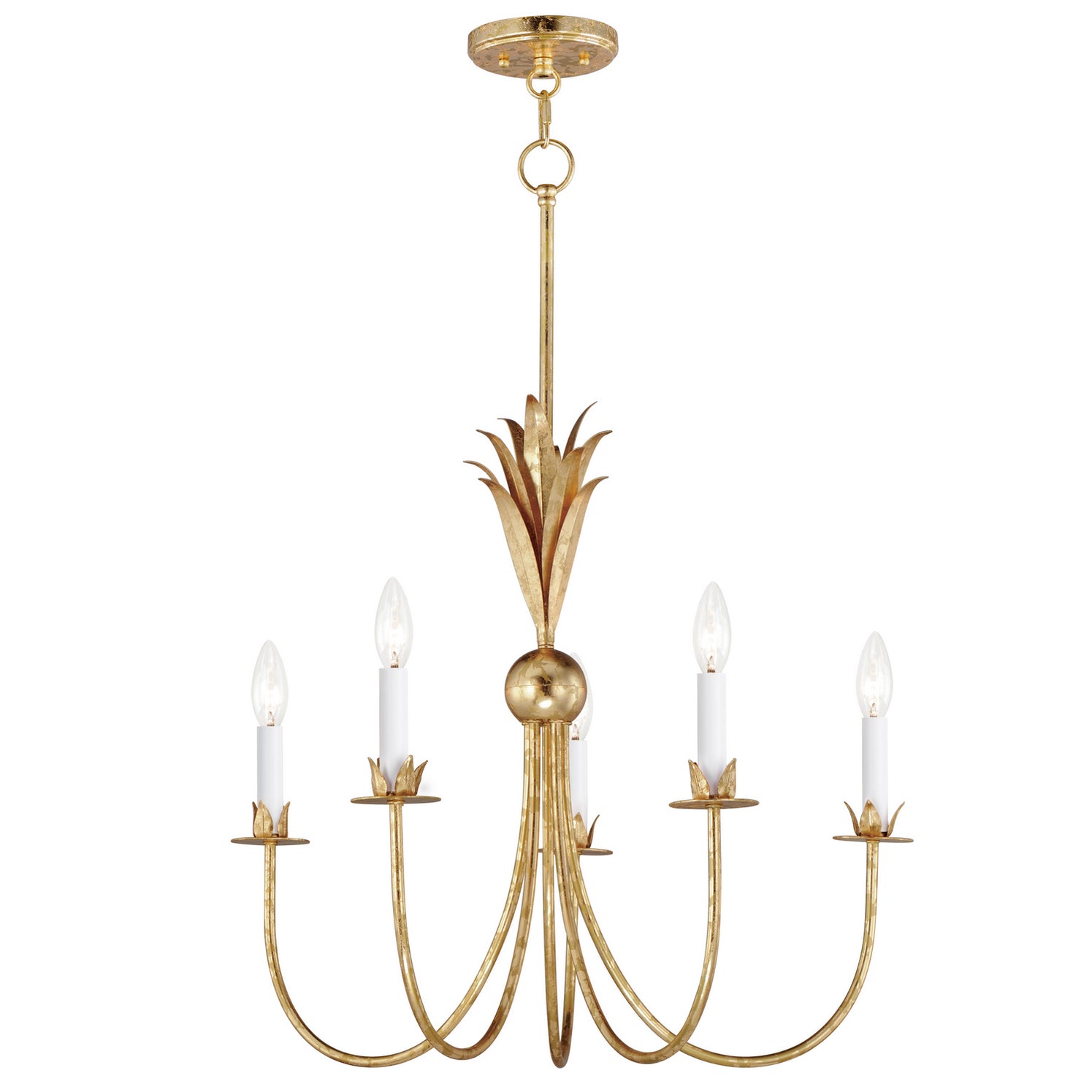 Maxim - 2889GL - Nine Light Chandelier - Paloma - Gold Leaf — Lighting ...