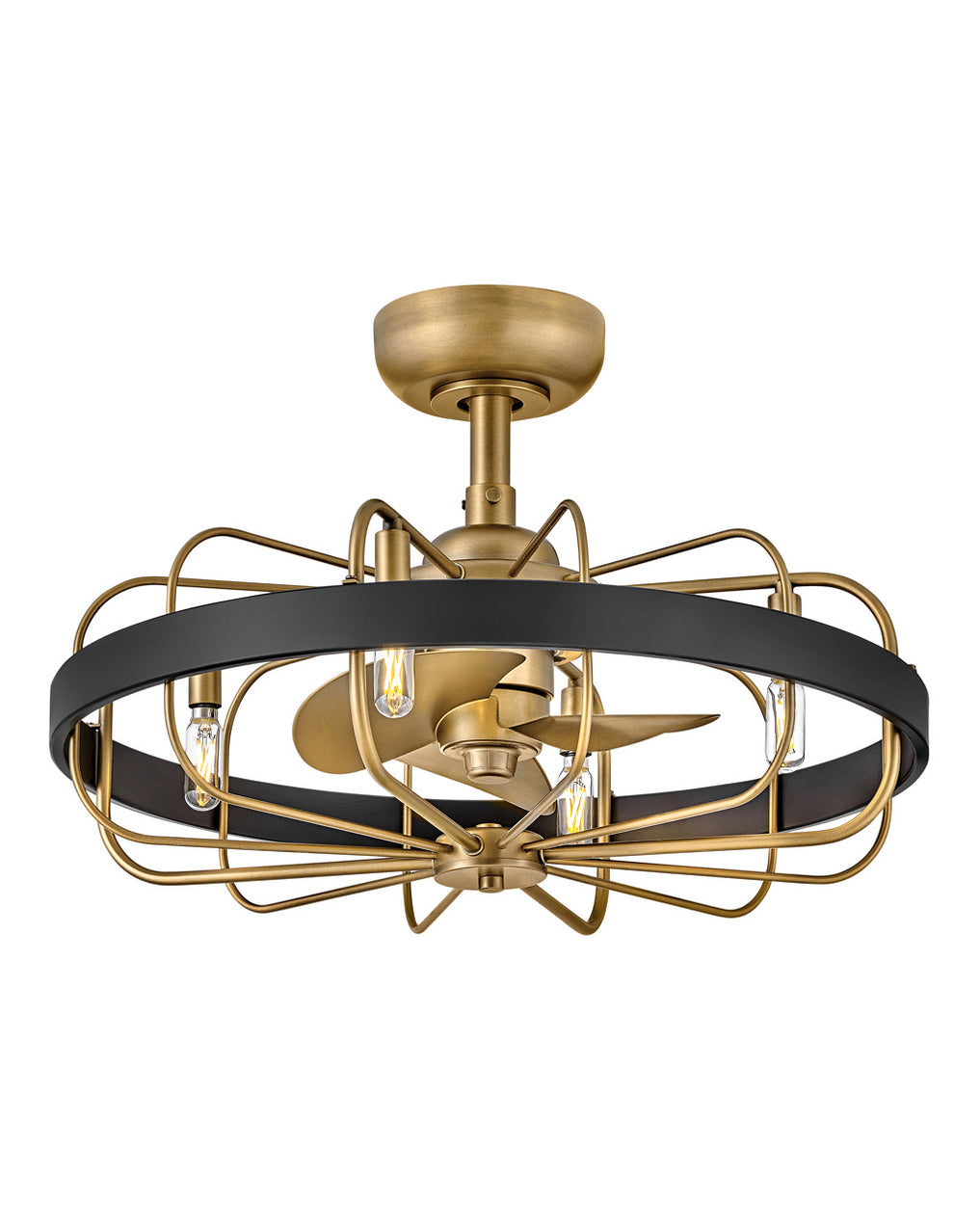 Hinkley - 905022FHB-LIA - 22`` Fandelier - Eli - Heritage Brass — Lighting Design Store