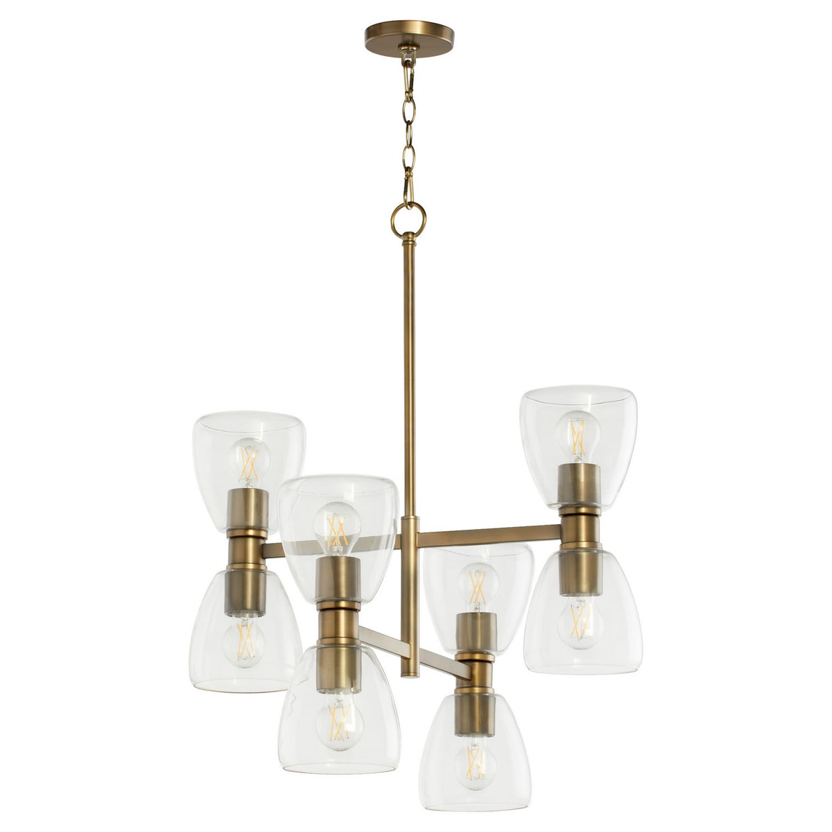 Quorum - 615-8-81 - Eight Light Chandelier - Relo - Dark Brass ...