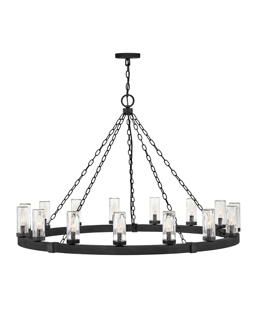 Hinkley - 29207SQ - 12 Light Outdoor Lantern - Sawyer - Sequoia ...