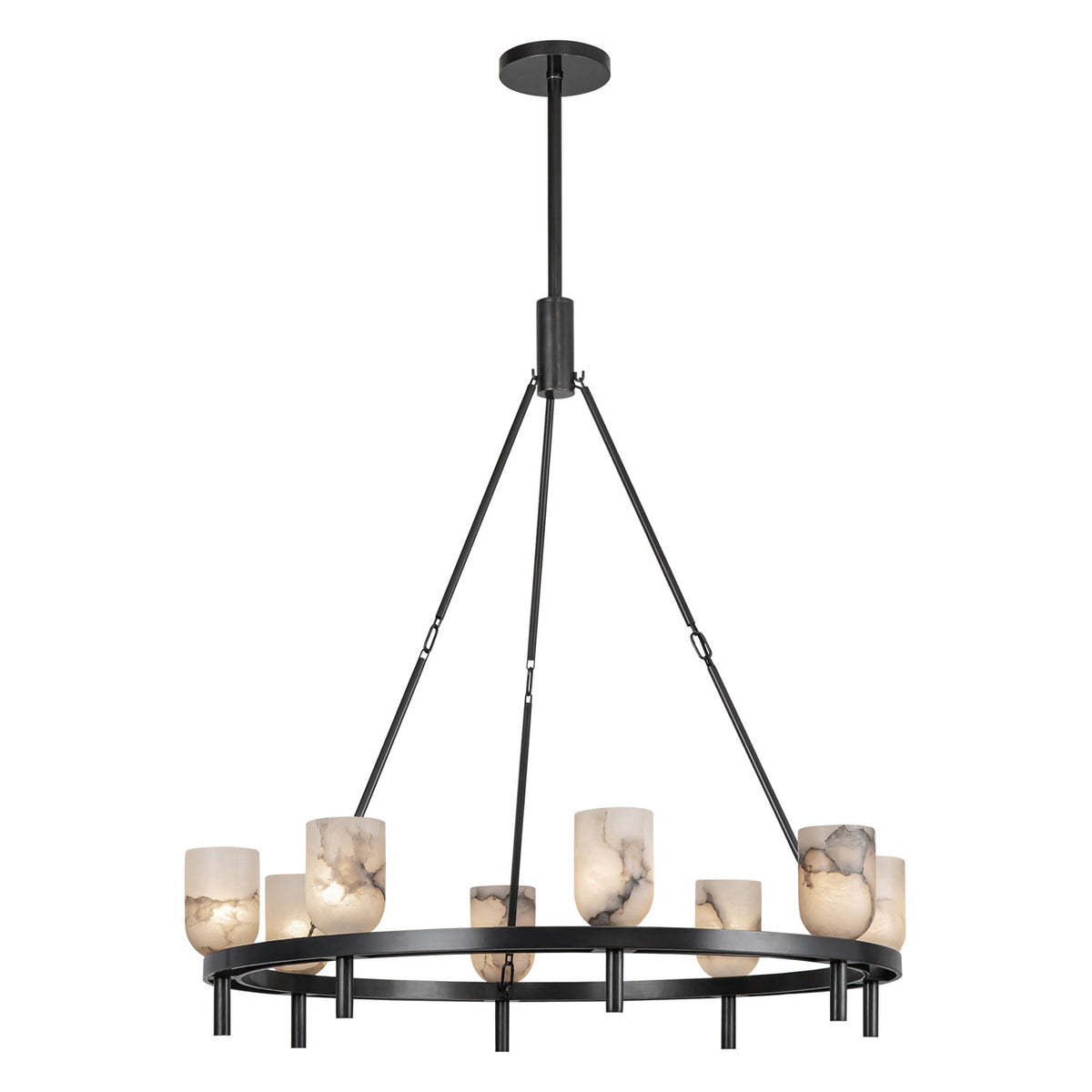 Alora - CH338836UBAR - Eight Light Chandelier - Lucian - Urban Bronze ...