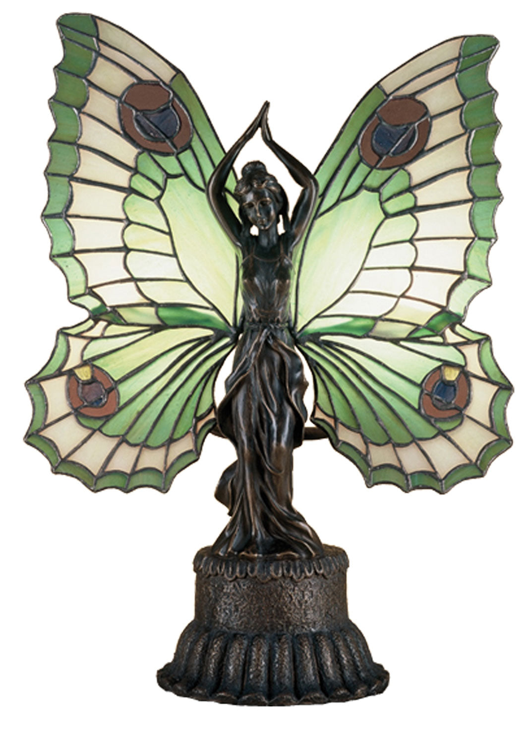Meyda Tiffany - 48019 - Two Light Accent Lamp - Butterfly Lady ...
