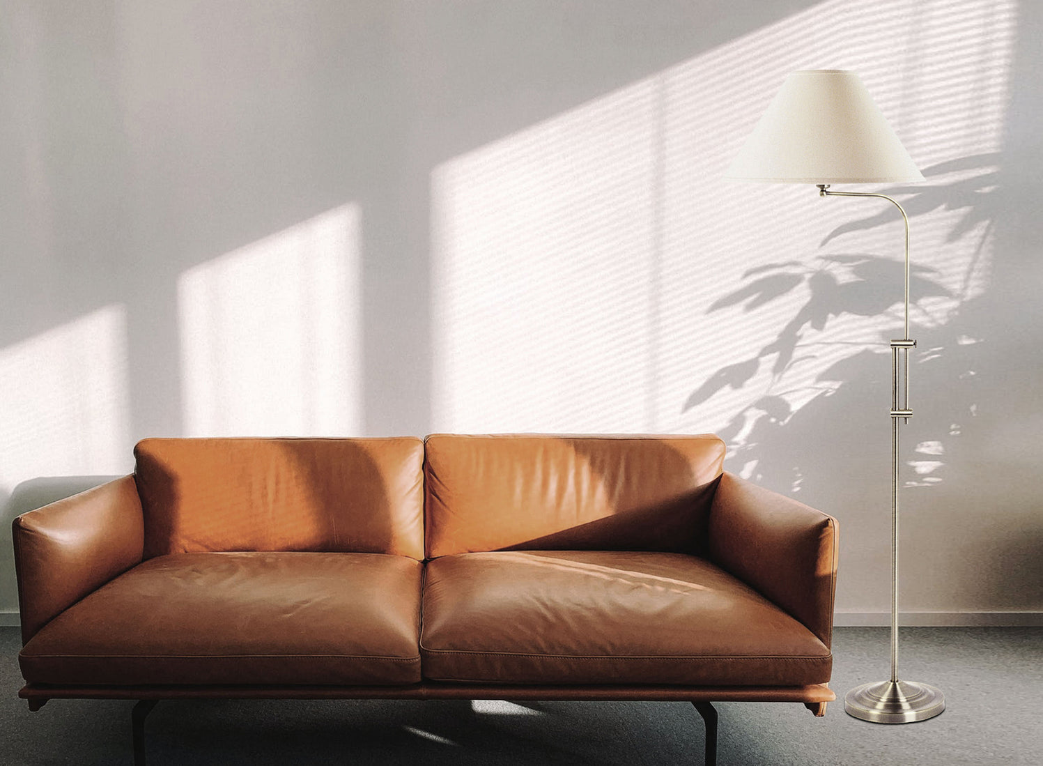 Cal Lighting - BO-216-BS - One Light Floor Lamp - Floor - Brushed Steel ...