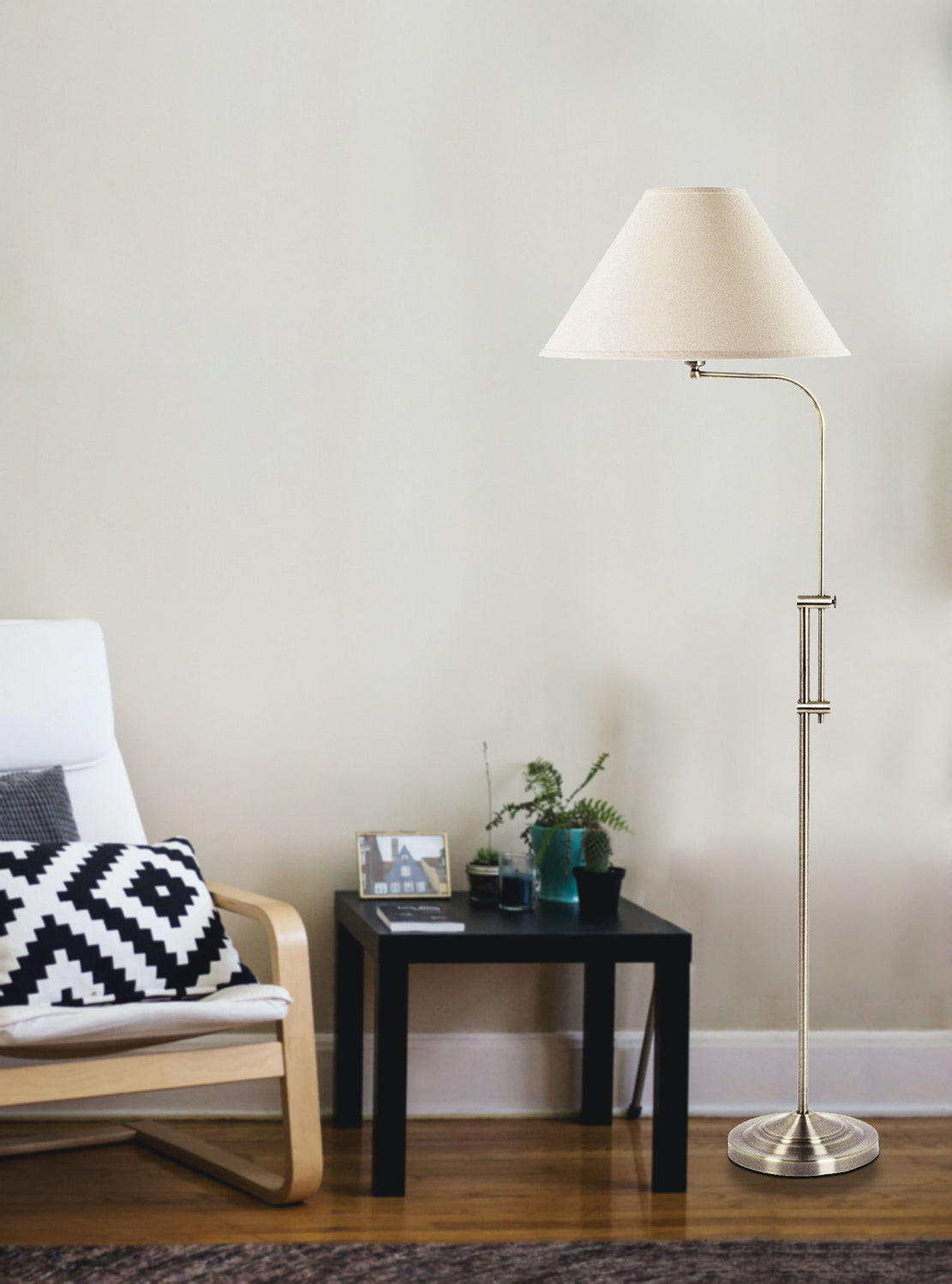 Cal Lighting - BO-216-BS - One Light Floor Lamp - Floor - Brushed Steel ...