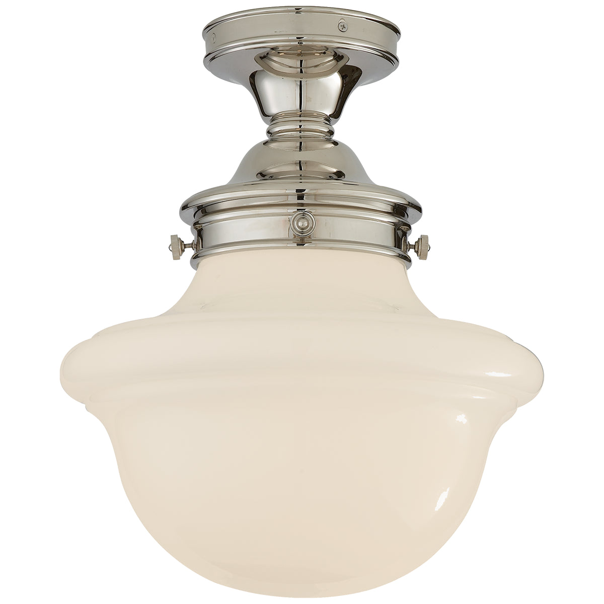 Visual Comfort - SL 4121PN-WG - One Light Flush Mount - edmond ...