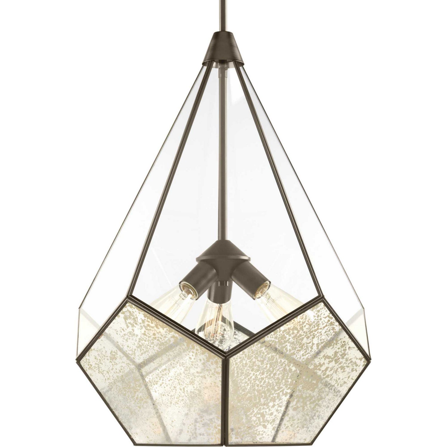 Progress Lighting - P5322-20 - Three Light Pendant - Cinq - Antique ...