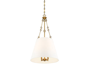Savoy House - 7-2201-4-322 - Four Light Pendant - Austin - Warm Brass ...