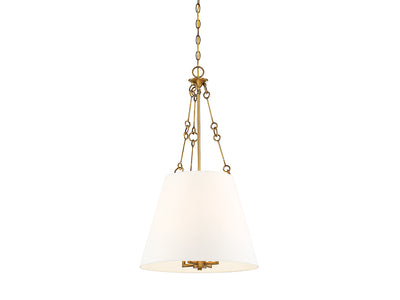 Savoy House - 7-2201-4-322 - Four Light Pendant - Austin - Warm Brass ...