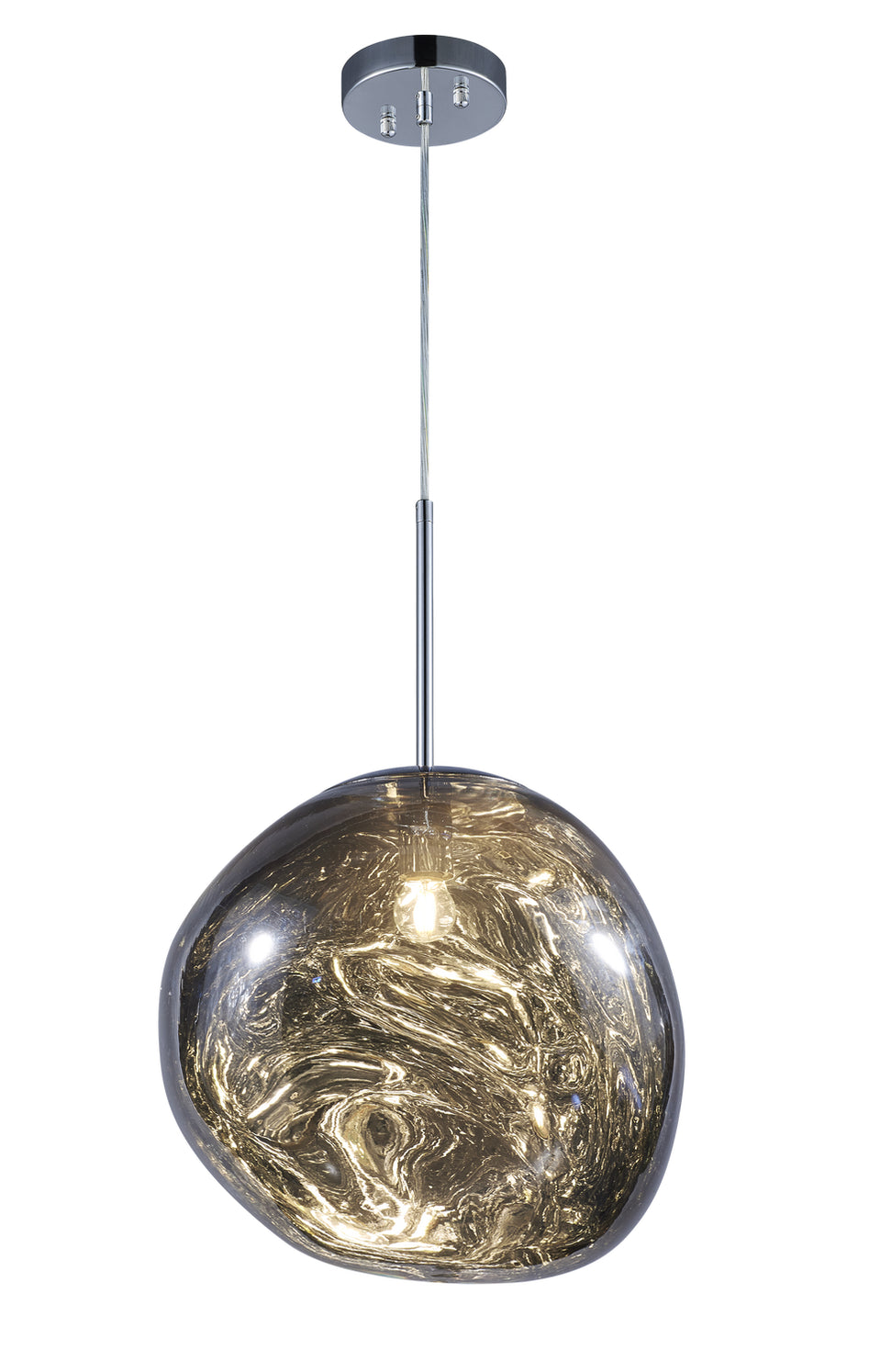 Matteo Lighting - C76801CP - One Light Pendant - Galactic - Copper ...
